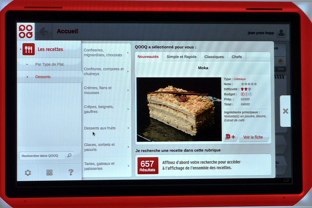 QOOQ tablet : la cuisine tactile et facile – AbriCoCotier.fr